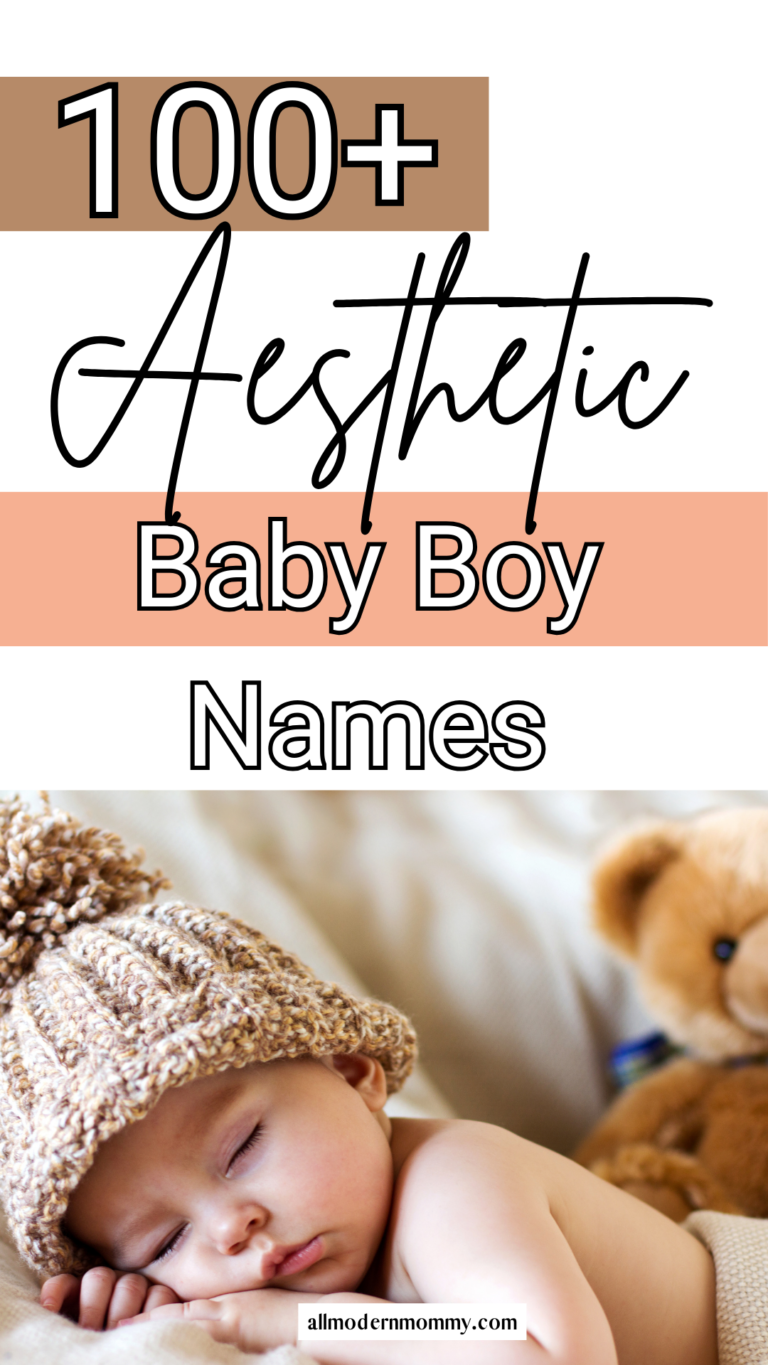 100 Aesthetic Baby Boy Names