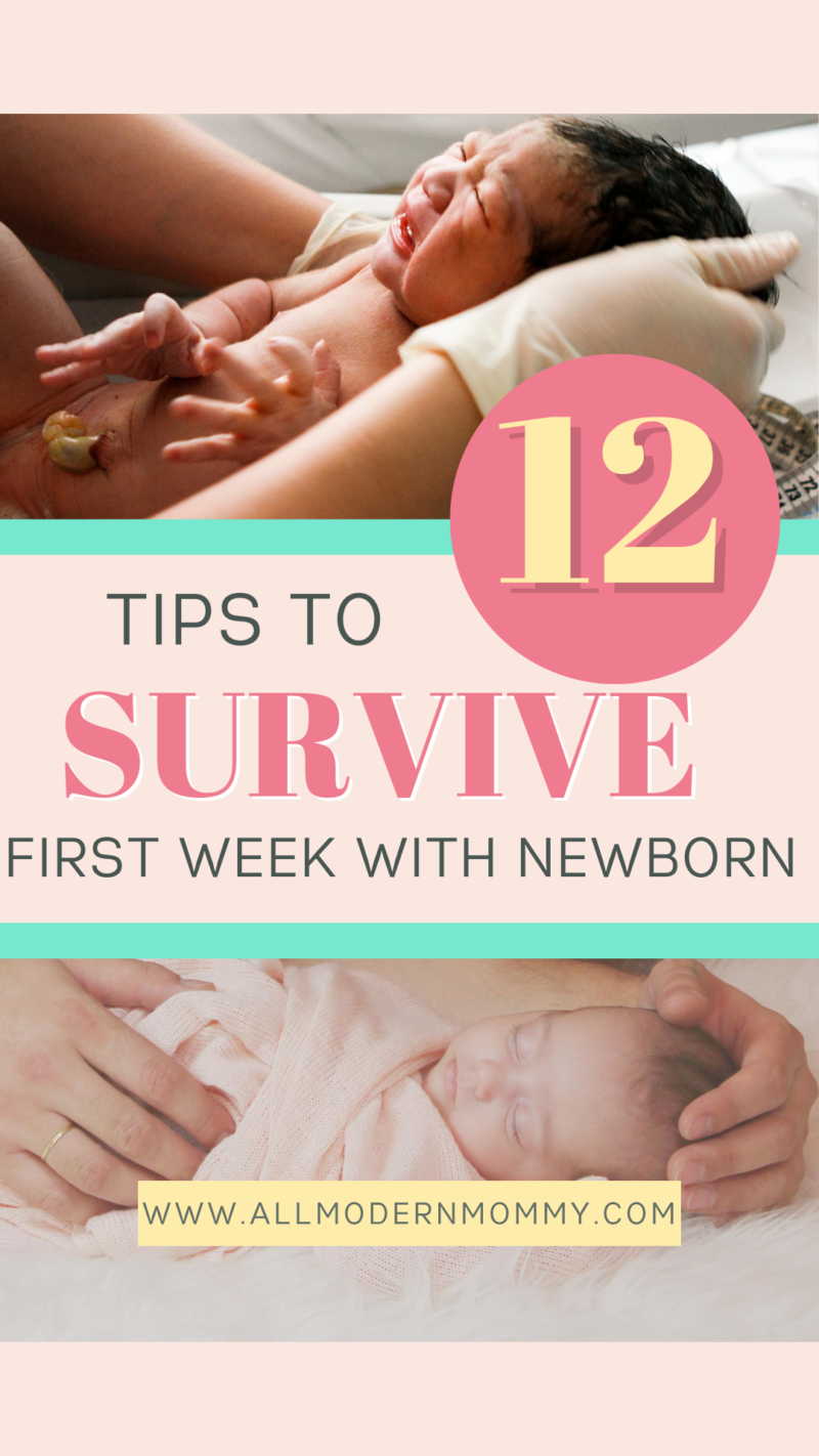 First Time Moms Looking to Survive the First Week with Newborn-Start Here
