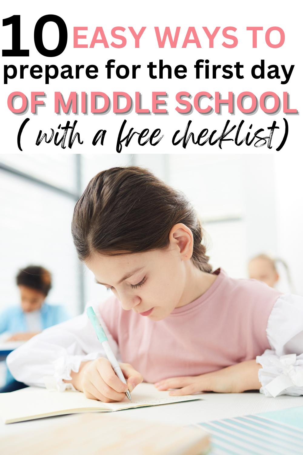 How to Prepare Your Child for the First Day of Middle School: Free ...