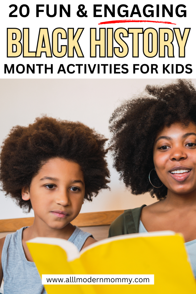 20 Fun & Educational Black History Month Activities for Kids