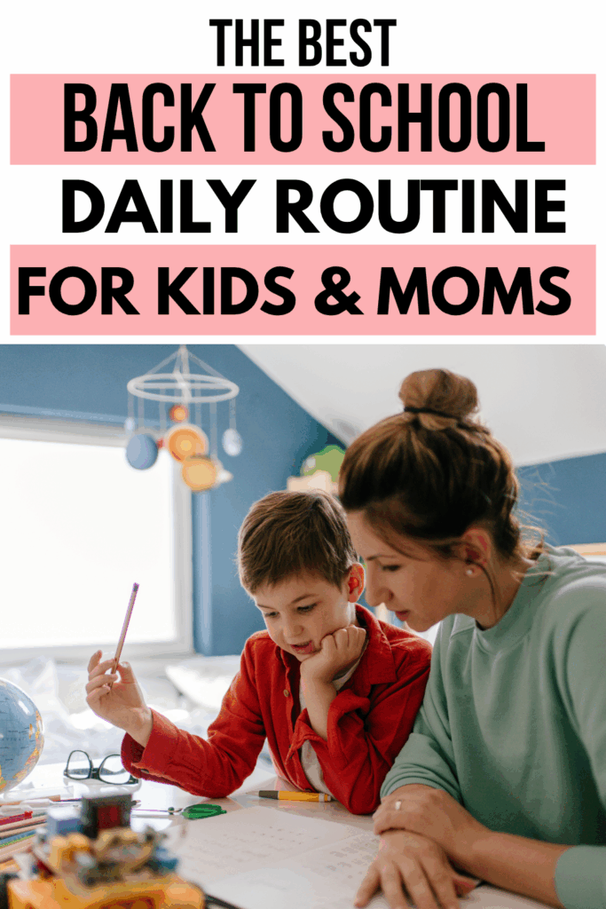 Back to School Daily Routine: A Simple Schedule for Stress-Free Mornings