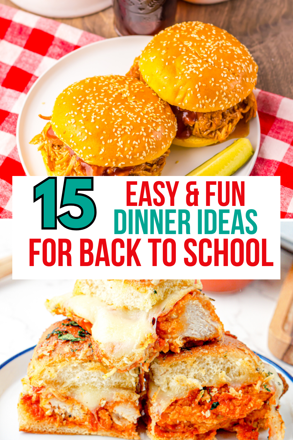 Back to School Dinner Theme + 15 Quick and Easy Back-to-School Dinner Ideas