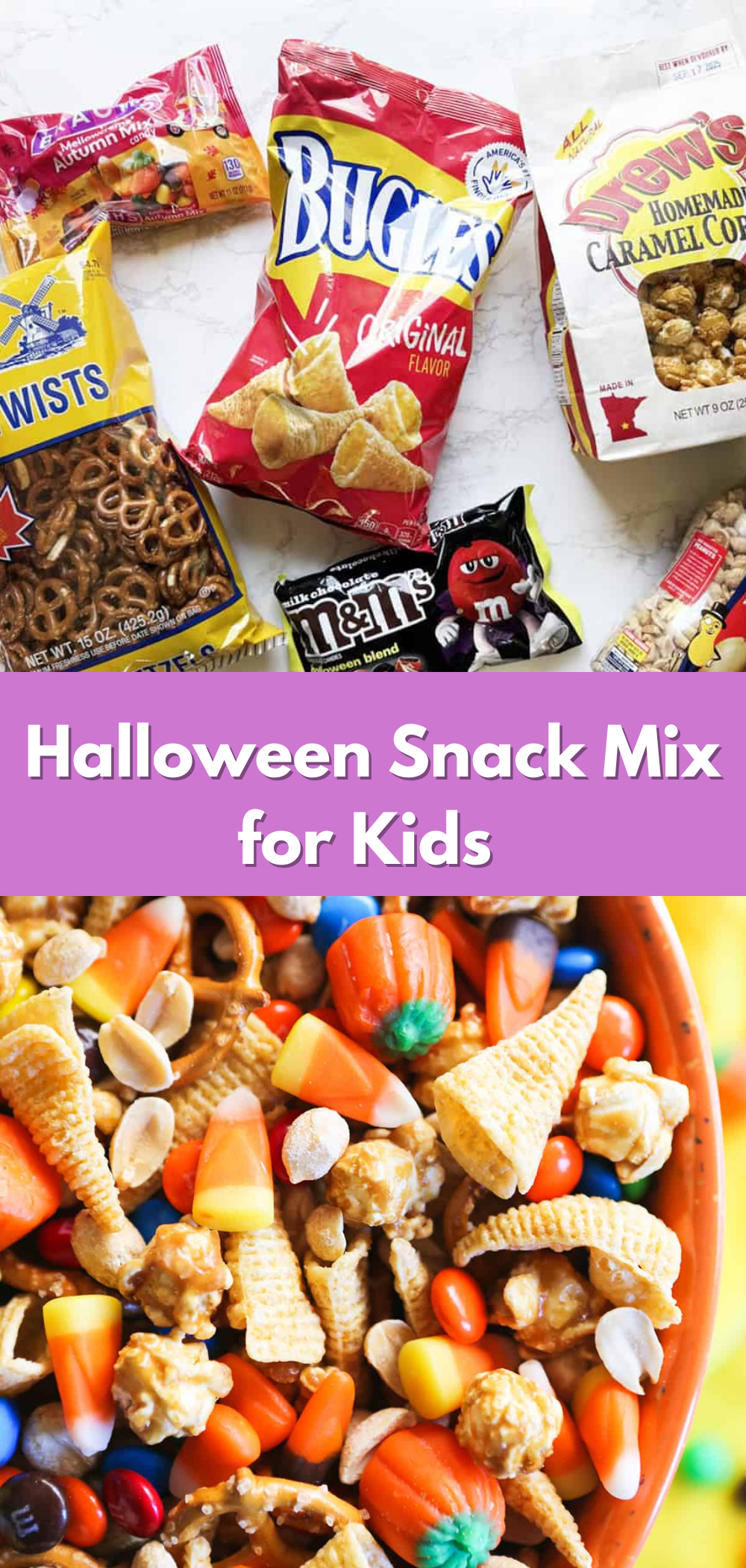 Easy Halloween Snack Mix for Kids — Just 6 Simple Ingredients! 🎃