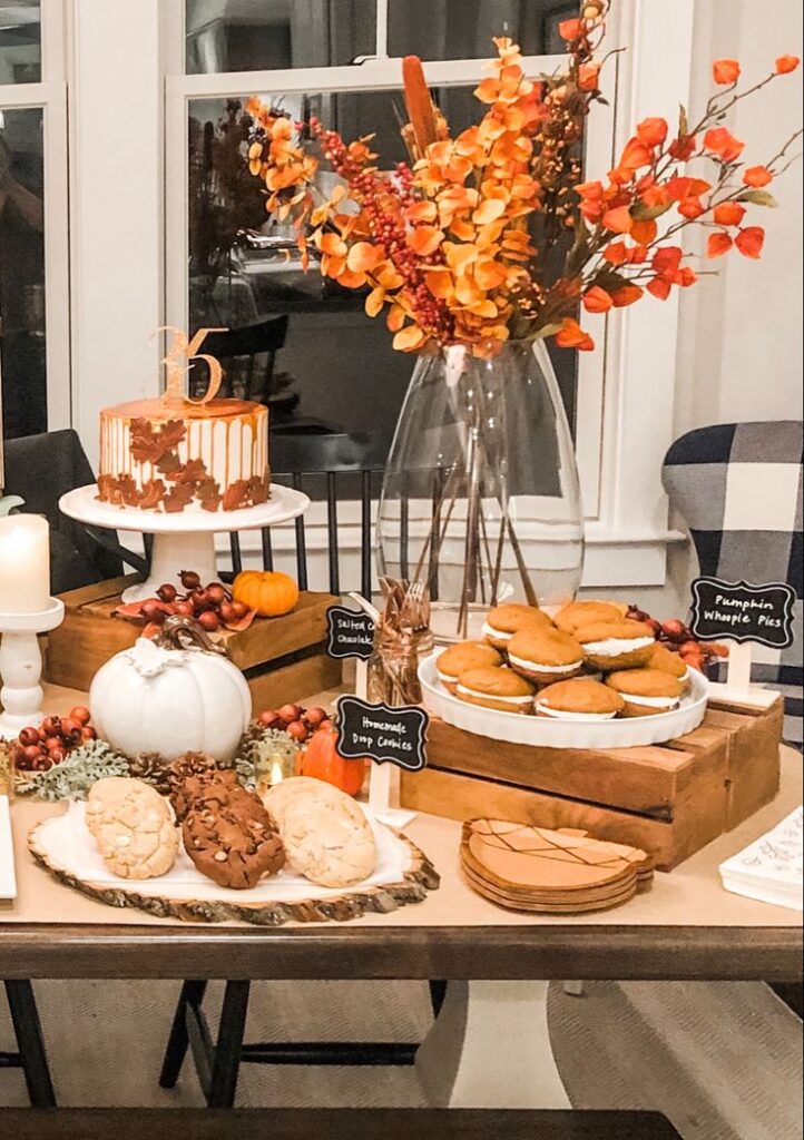How to Make a Thanksgiving Dessert Table (Simple, Beautiful & Kid ...