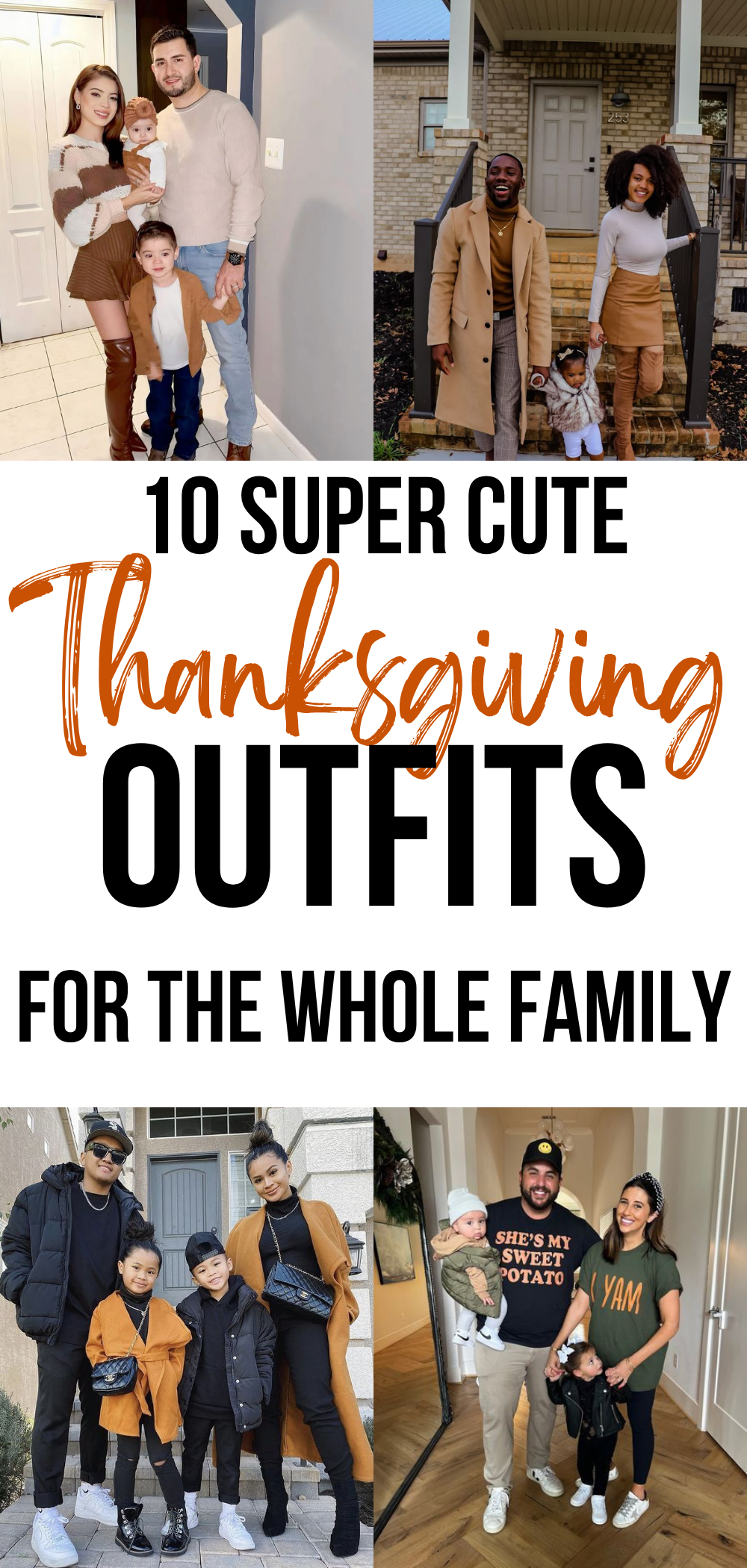 Stylish and Cozy Thanksgiving Outfits for the Whole Family