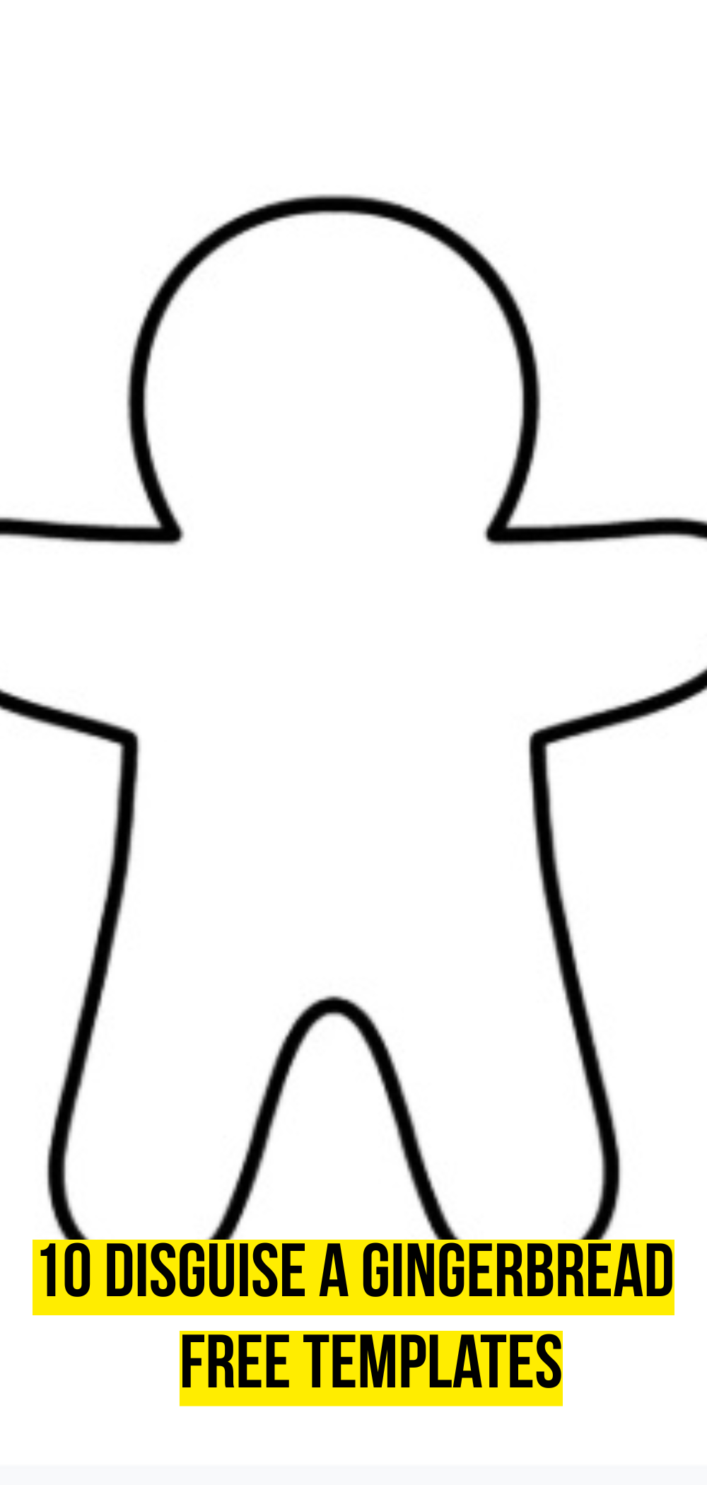 Disguise a Gingerbread Man Template: A Fun & Creative Activity for Kids